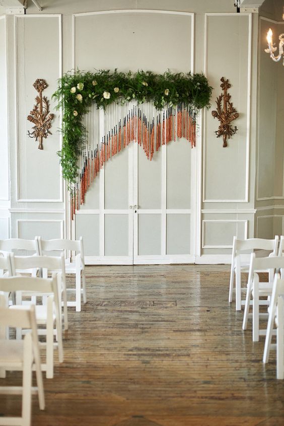 26 ideas originales para decorar un altar de boda | Bodas